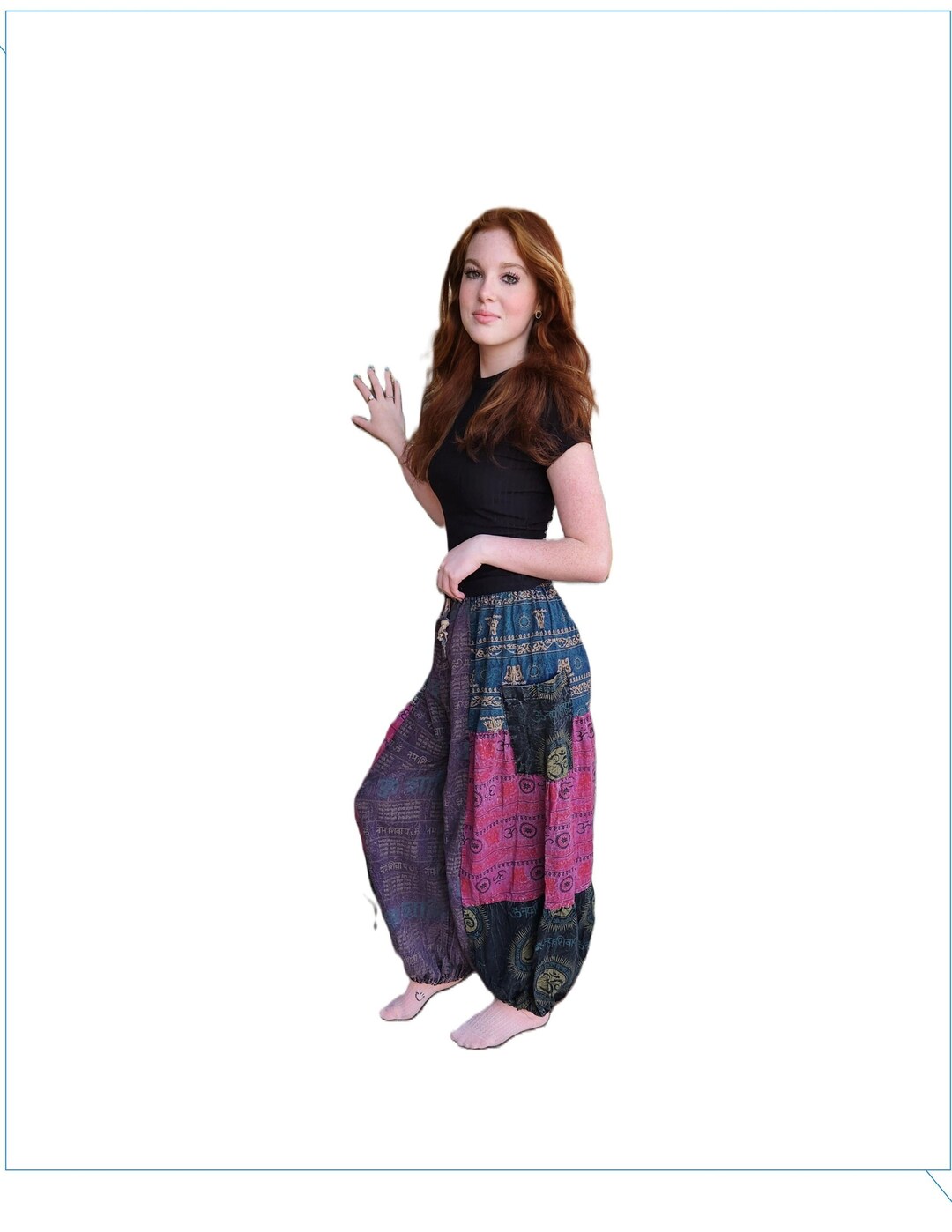 SPRINGFIELD Hippie Harem Funky Festival Pants - Etsy