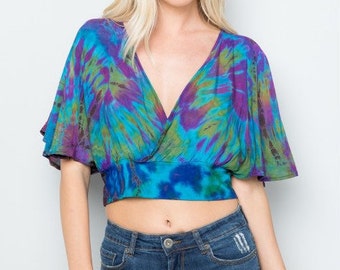 Hippie Crop Top | Etsy