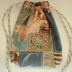 Handcrafted Small Drawstring Bag - Etsy