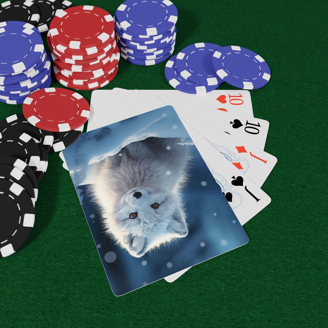 Arctic Fox Playing Cards, Game Night Essential, Christmas Gift Idea ...