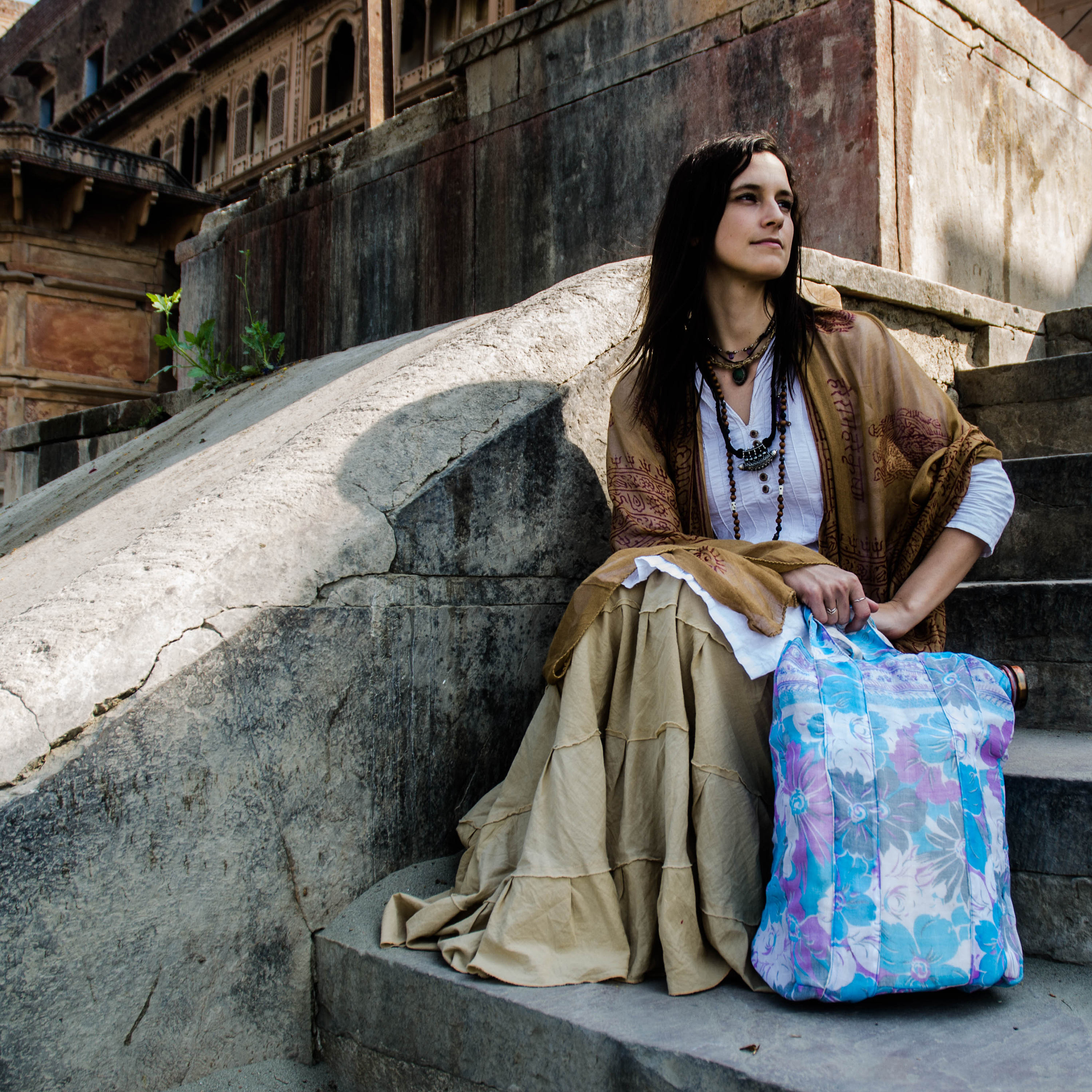 4 Pcs Recycled Repurposed Sari Shopping Bags Reusable Grocery | Etsy