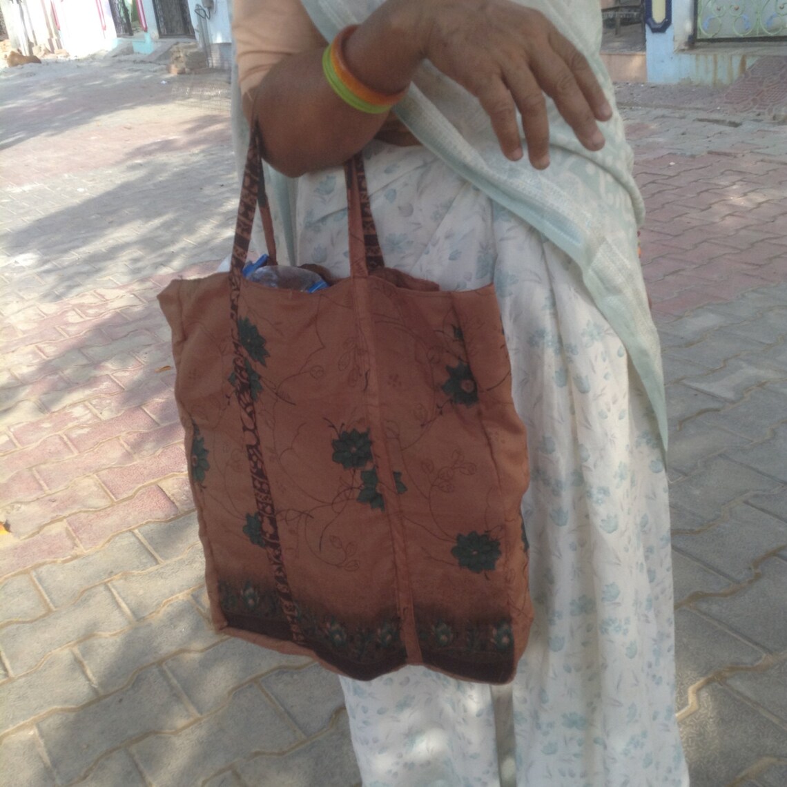 4 Pcs Recycled Repurposed Sari Shopping Bags Reusable Grocery | Etsy