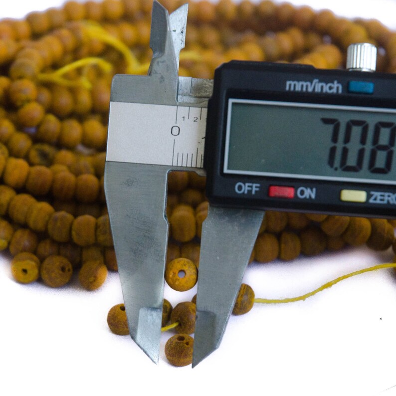 Turmeric Haldi Beads 5 Strands 540 Yellow Curcumin Natural 7mm - Etsy