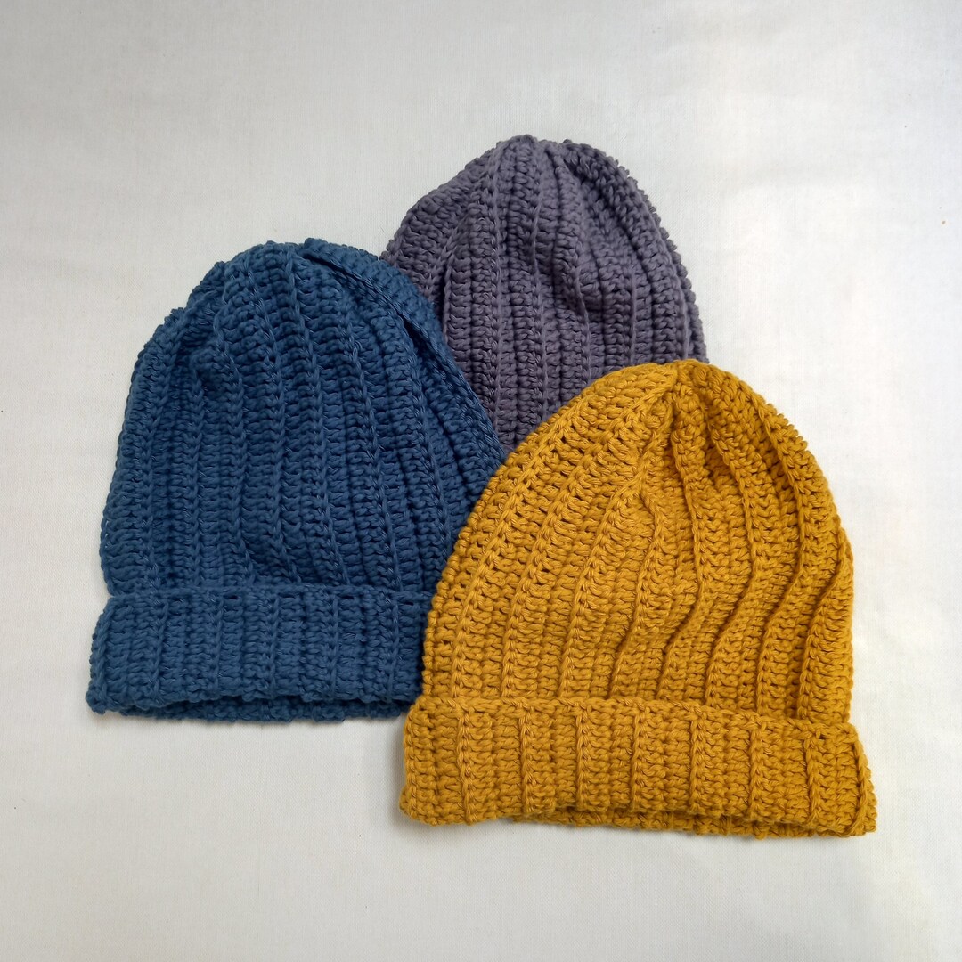 RIDGEWAY Hat Made to Order Pure Cotton Slouchy Hat - Etsy