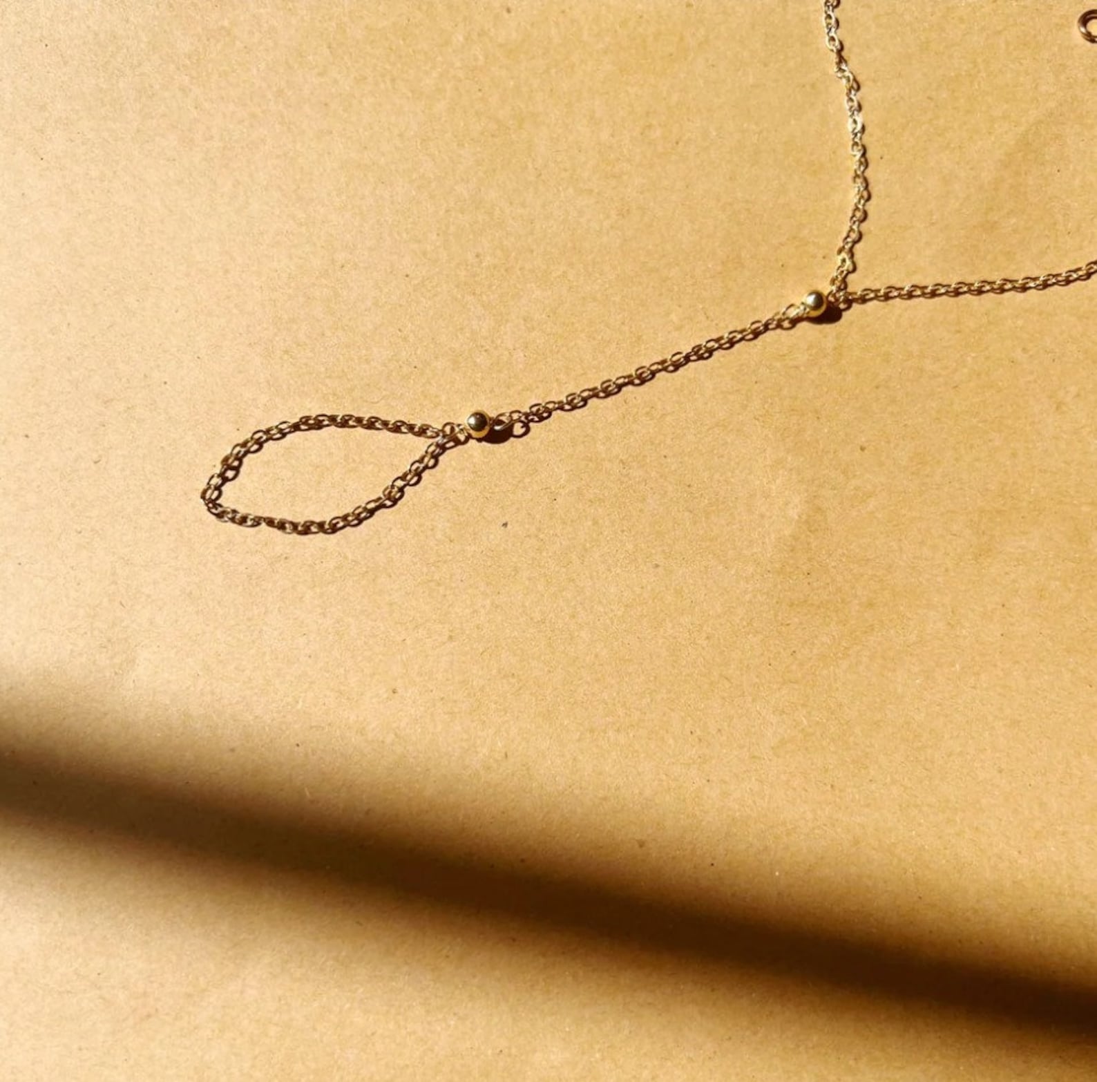 Gold Filled Hand Drape Bracelet - Etsy