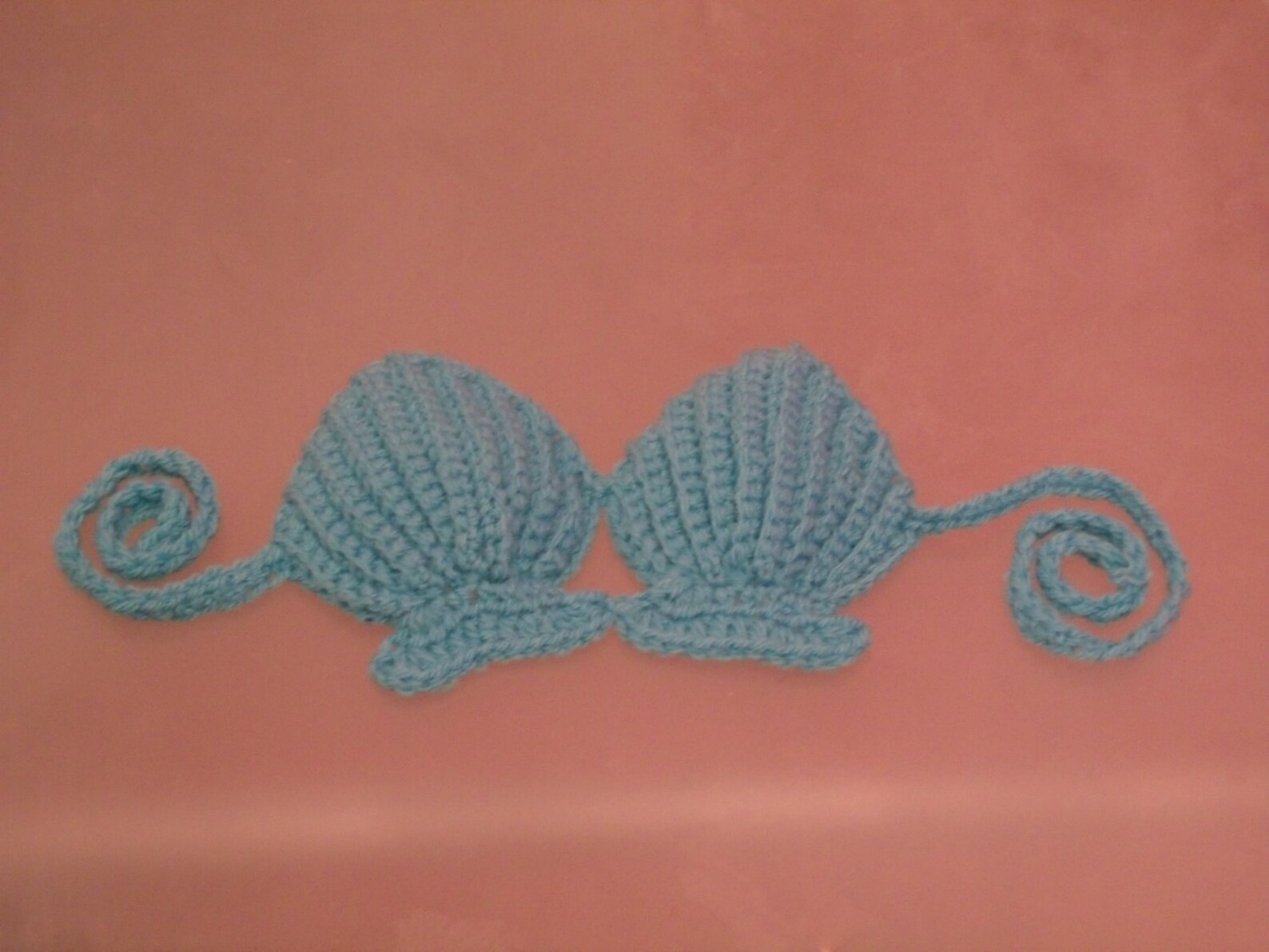 Crochet Shell Bikini Top Photo Prop INSTANT DOWNLOAD PDF by | Etsy México