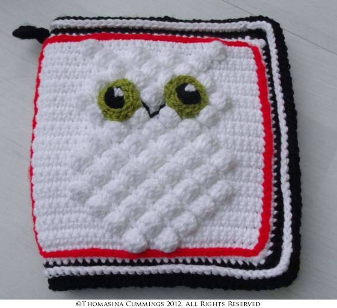 Crochet Baby Book Toy High Contrast With Bobble Texture INSTANT ...