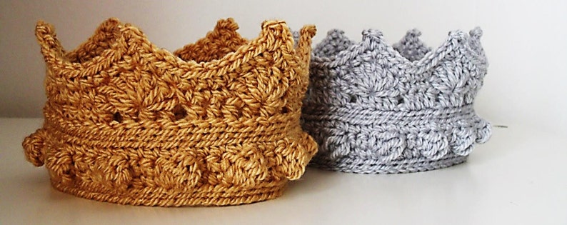 Crochet Crowns and Headband Pack kings Queens and Princesses - Etsy