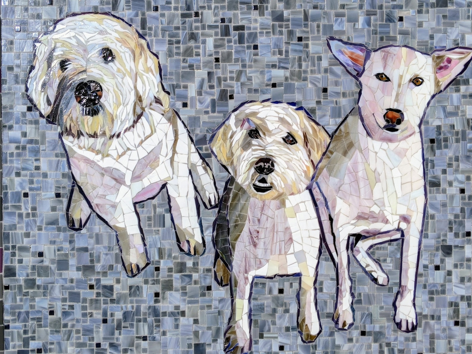 Pet Portrait Dog - Custom Mosaic - Dog or Cat Mosaic - Etsy