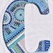 Custom Mosaic Letter - Large Customized Colors - Etsy