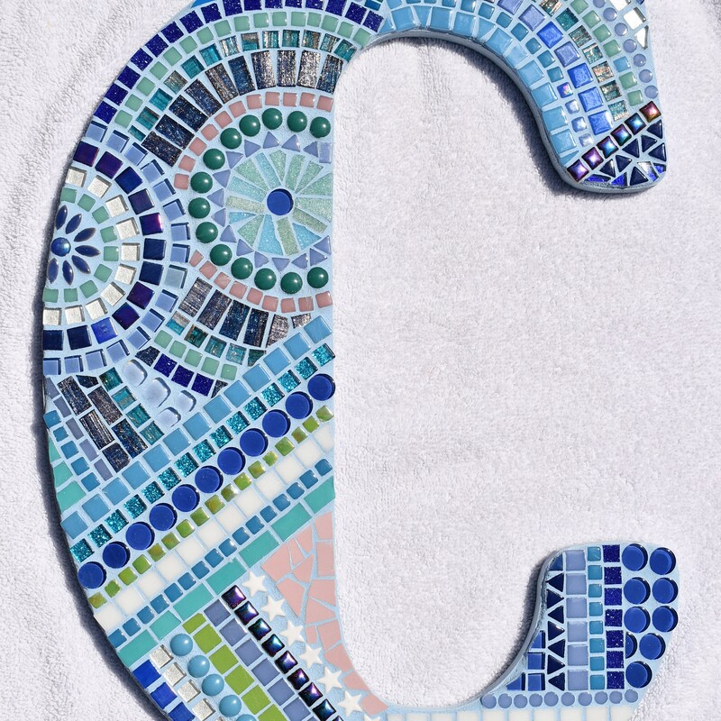 Mosaic Letter - Etsy
