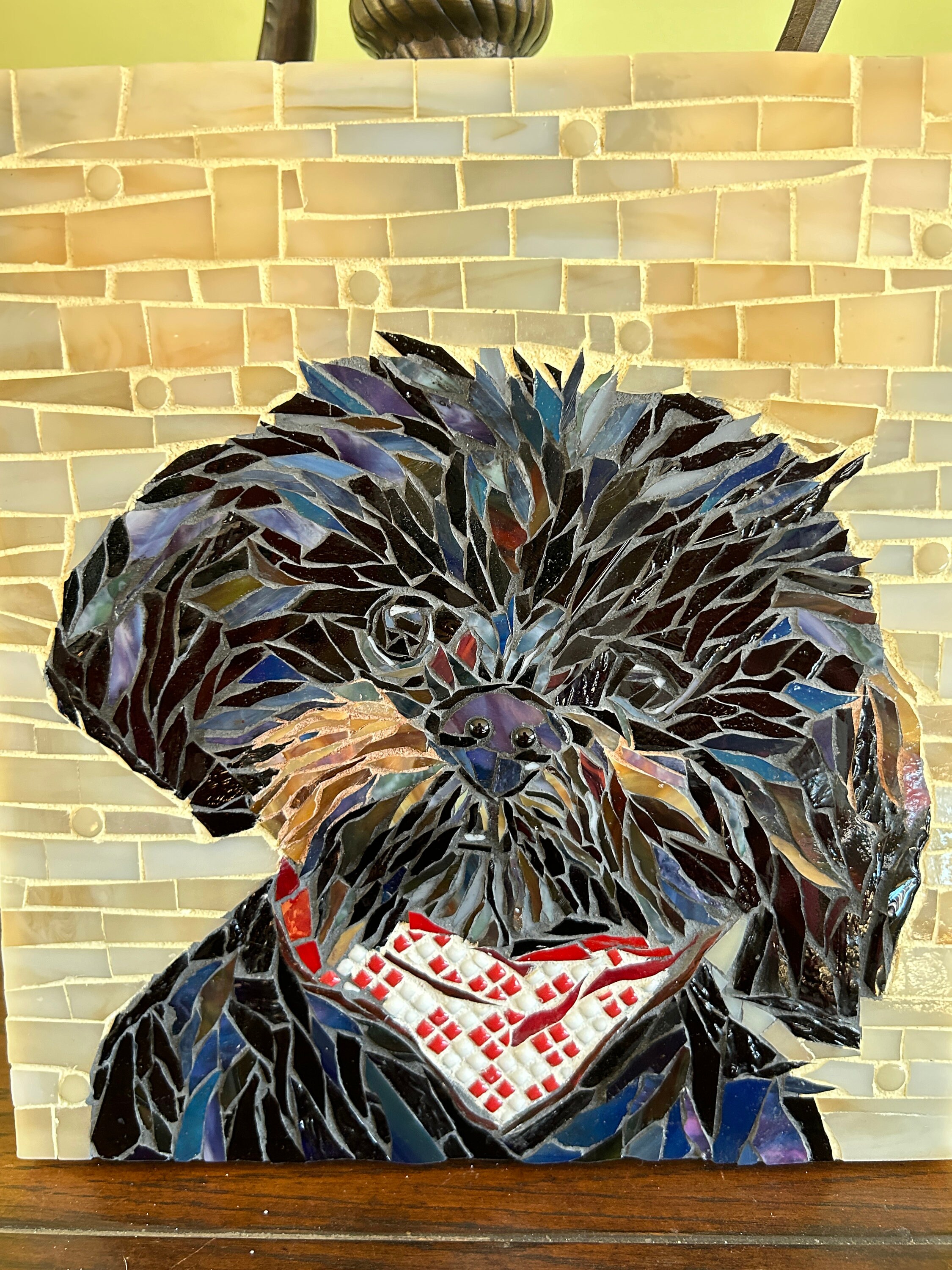 Pet Portrait Dog - 4" X 6" Custom Mosaic - Dog or Cat Mosaic Portrait ...