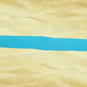 Sandy Ocean Floor Border Decal - Etsy