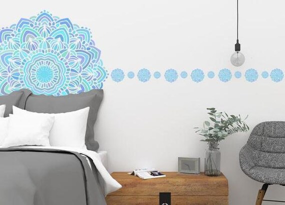 Mandala Wall Mural | Etsy