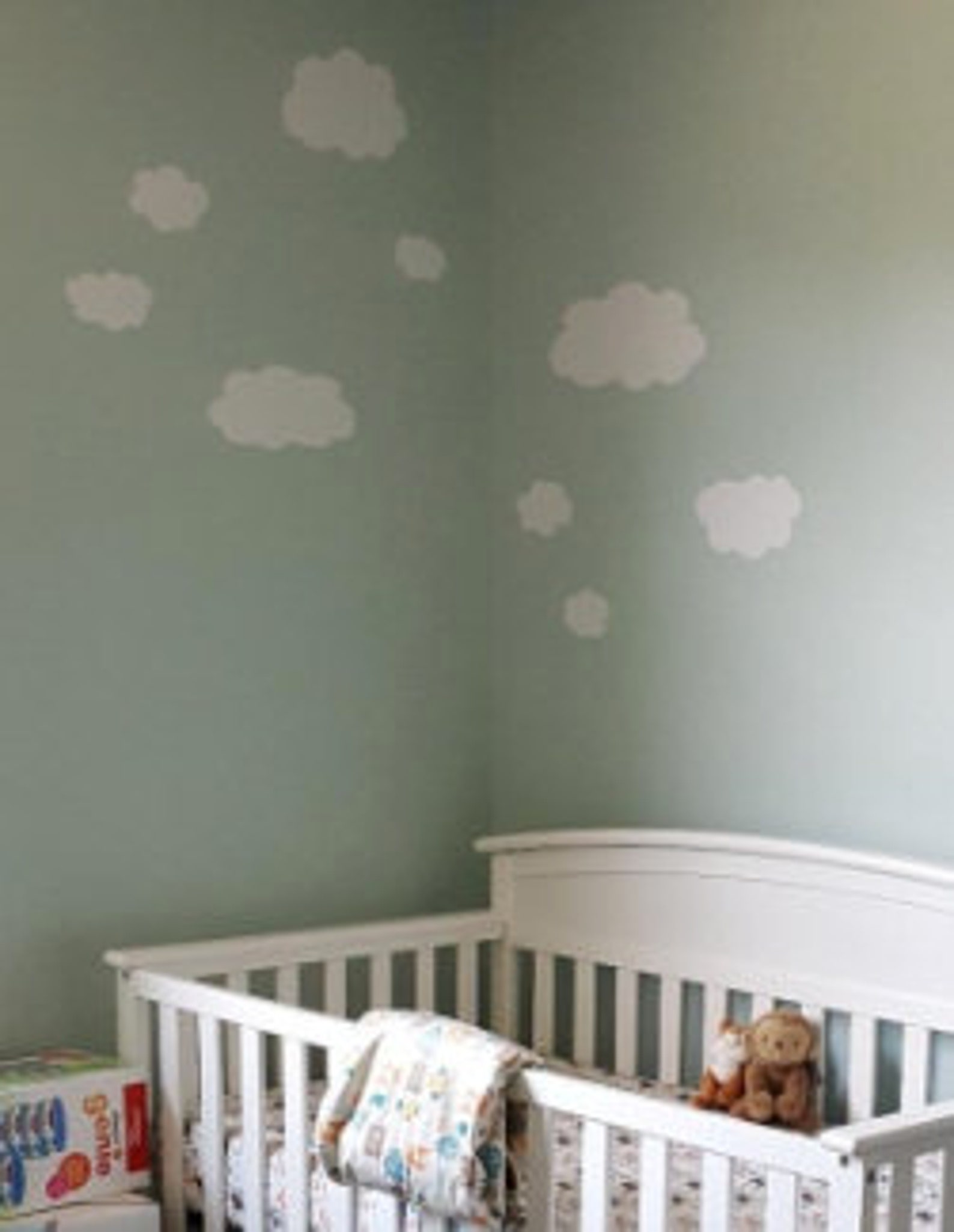 Cute & Fluffy Cloud Wall Decals for Nursery Rooms | Etsy