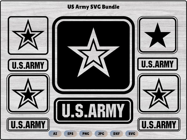 US Army SVG Bundle, Veteran Military Cut Files (digital Download) - Etsy