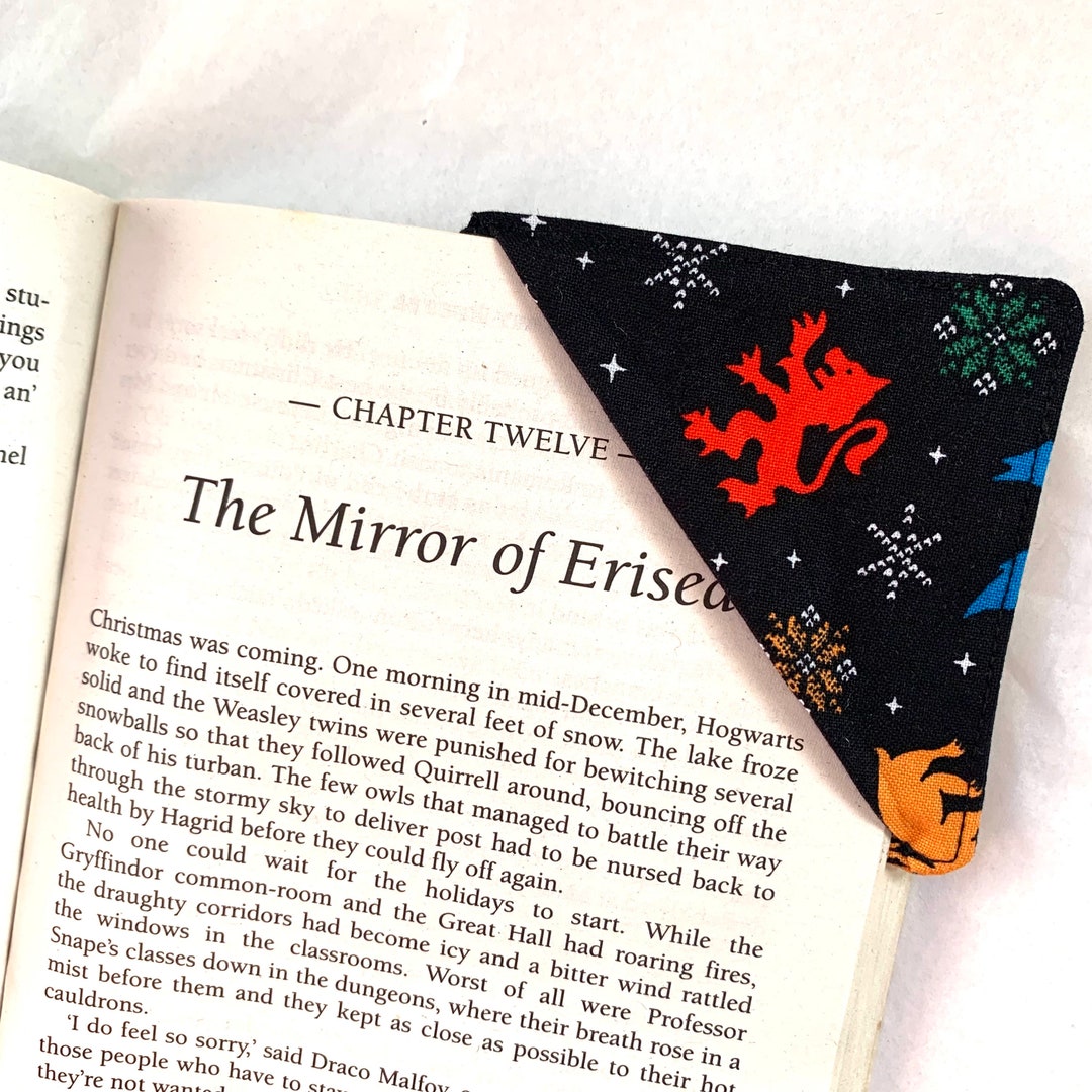 Wizard Christmas Corner Bookmark Fandom Magic Happy Holiday - Etsy