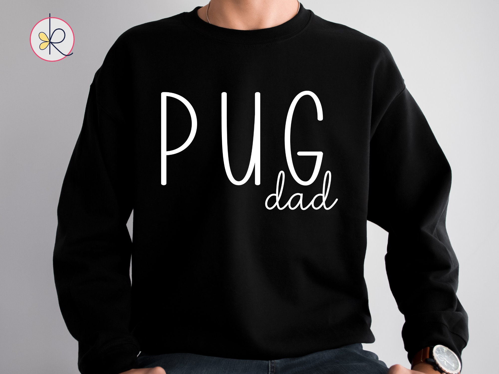 Pug Dad SVG PNG / Dog PNG / Fur Dad /dog Dad Gift /dog Lover Gift ...