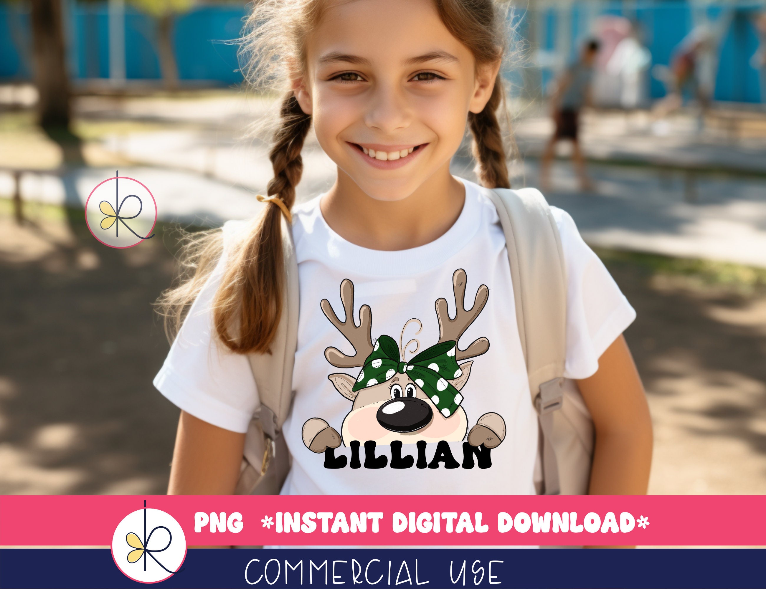 PERSONALIZED Christmas Shirts, Cute Reindeer Tees Personalized ...