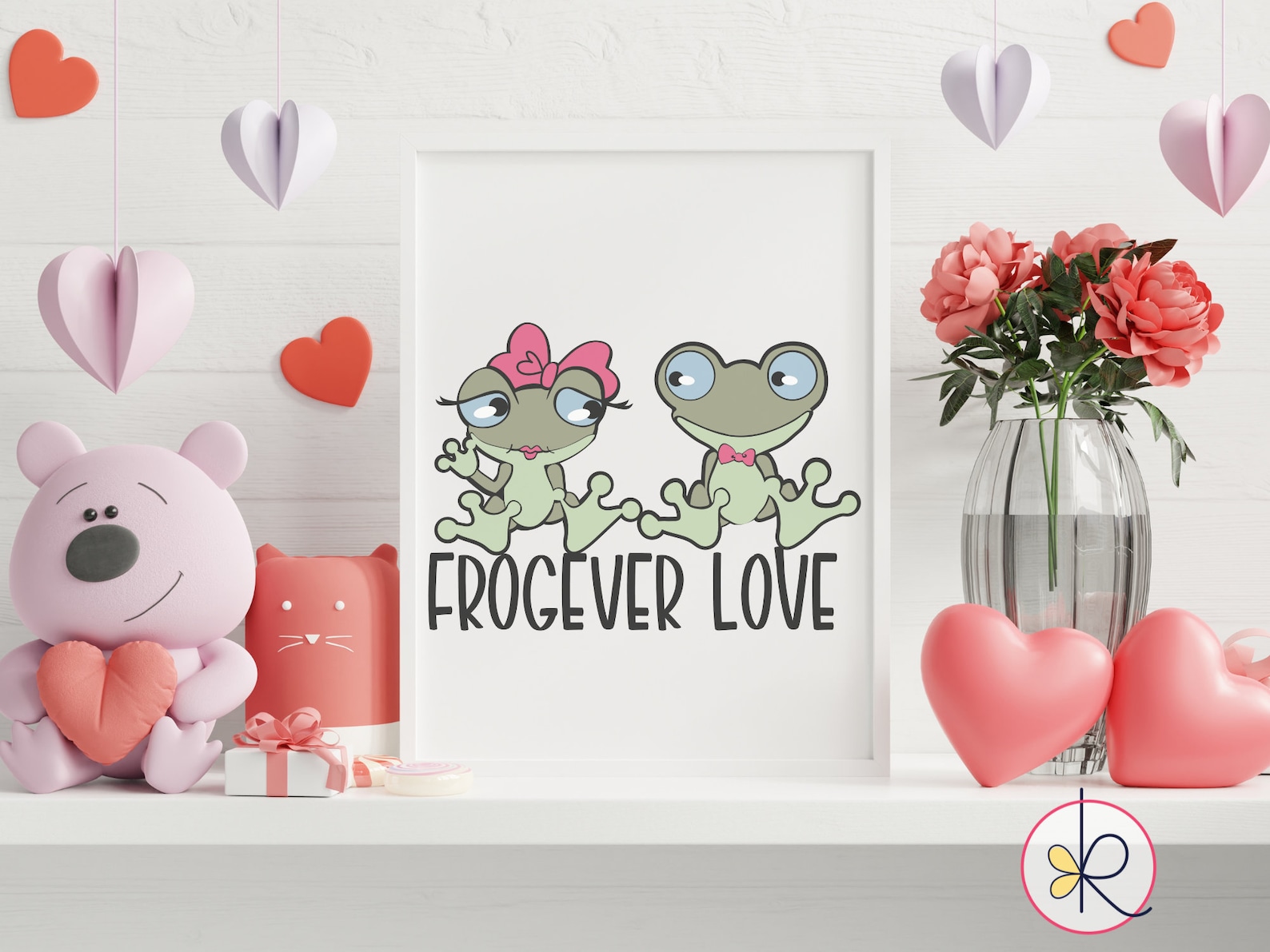 Frogever Love SVG /cute Frog With Bow Svg / Girl Frog Png / Shirt ...