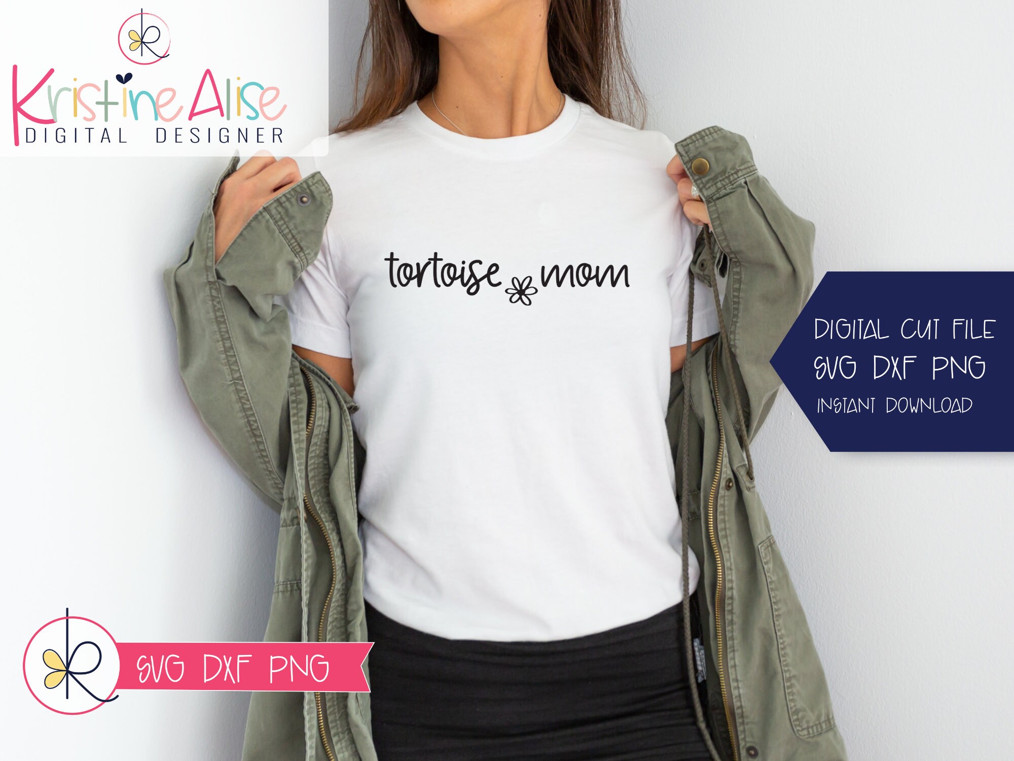 Tortoise Mom SVG PNG DXF / Tortoise Shirt Svg / Mom Gift / Turtle Svg ...