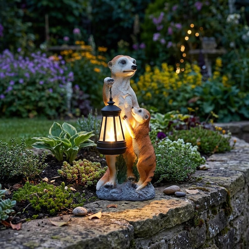 Meerkat Garden Statues - Etsy