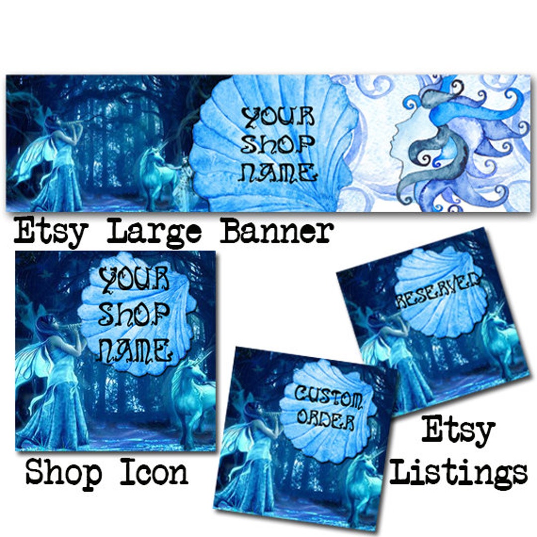 ETSY LARGE COVER Complete Set-mystical Fantasy Cover Photo-premade ...