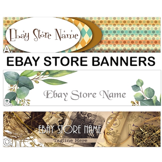 EBAY STORE Banners-premade Ebay Banner-shop Ebay-ebay - Etsy