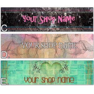 GRUNGE/SHABBY CHIC Banners,large Etsy Covers,grunge Etsy,steampunk ...