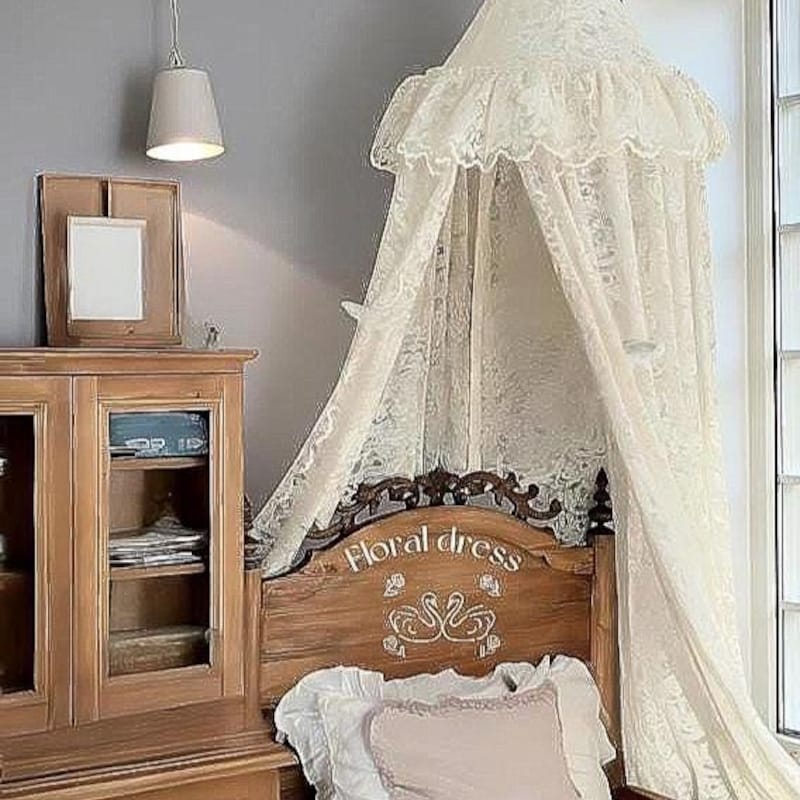 Curtain Over Bed - Etsy UK