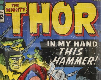 Thor Comic Poster - Etsy