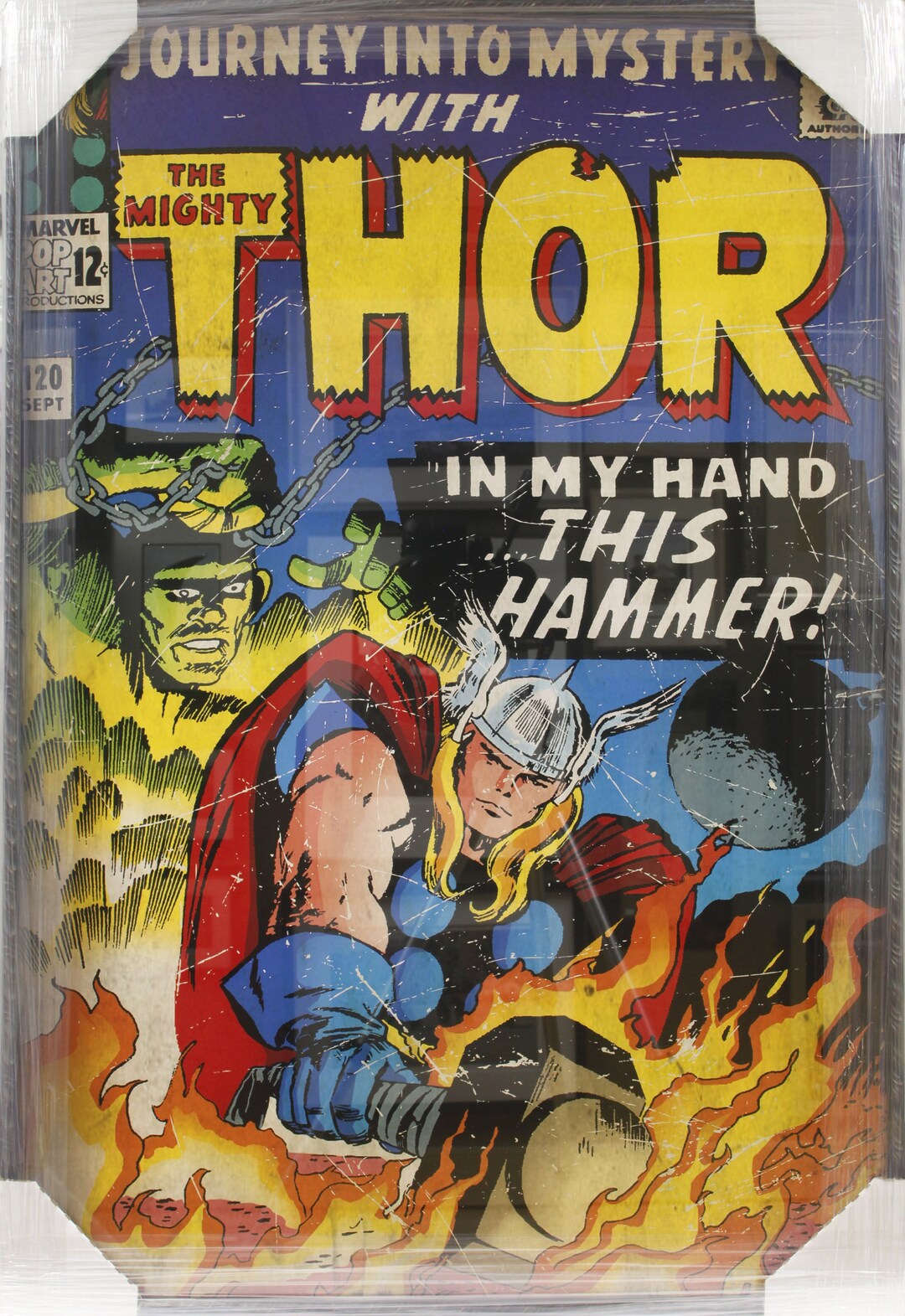 Thor Comic Book Poster Professionally Framed 3ftx2ft - Etsy