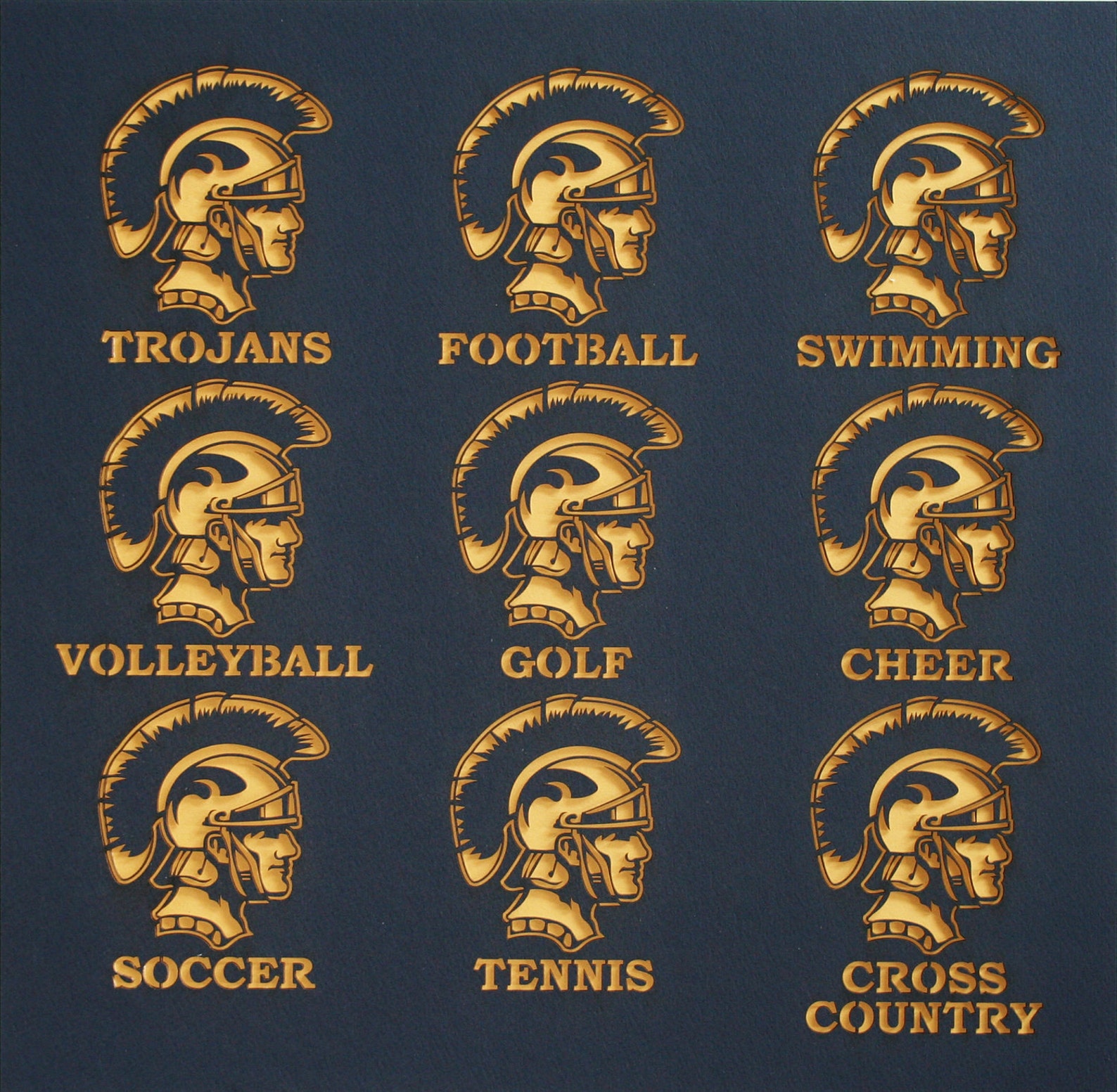 Custom School Logo Athletic Player or Senior Picture Frame - Etsy