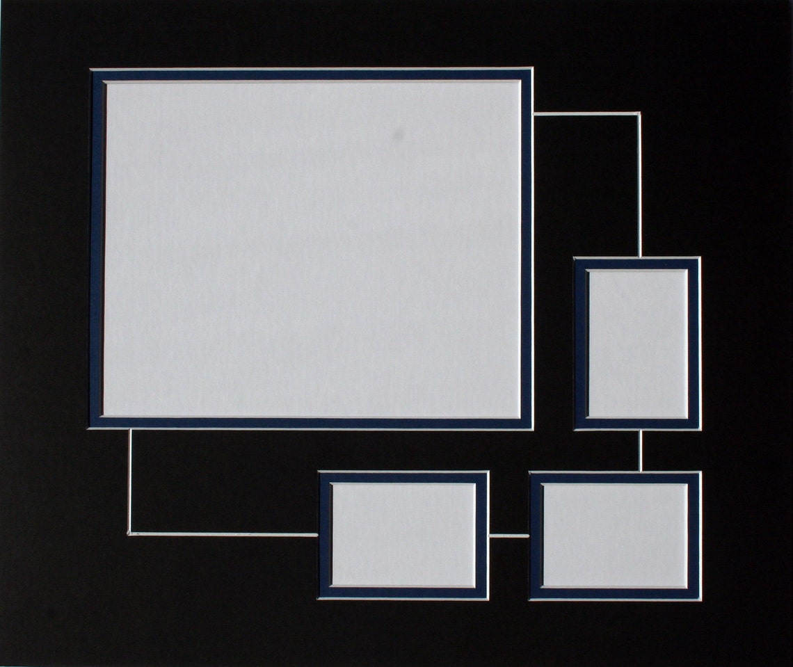 Senior Picture Collage Frame With Line Detail - Etsy