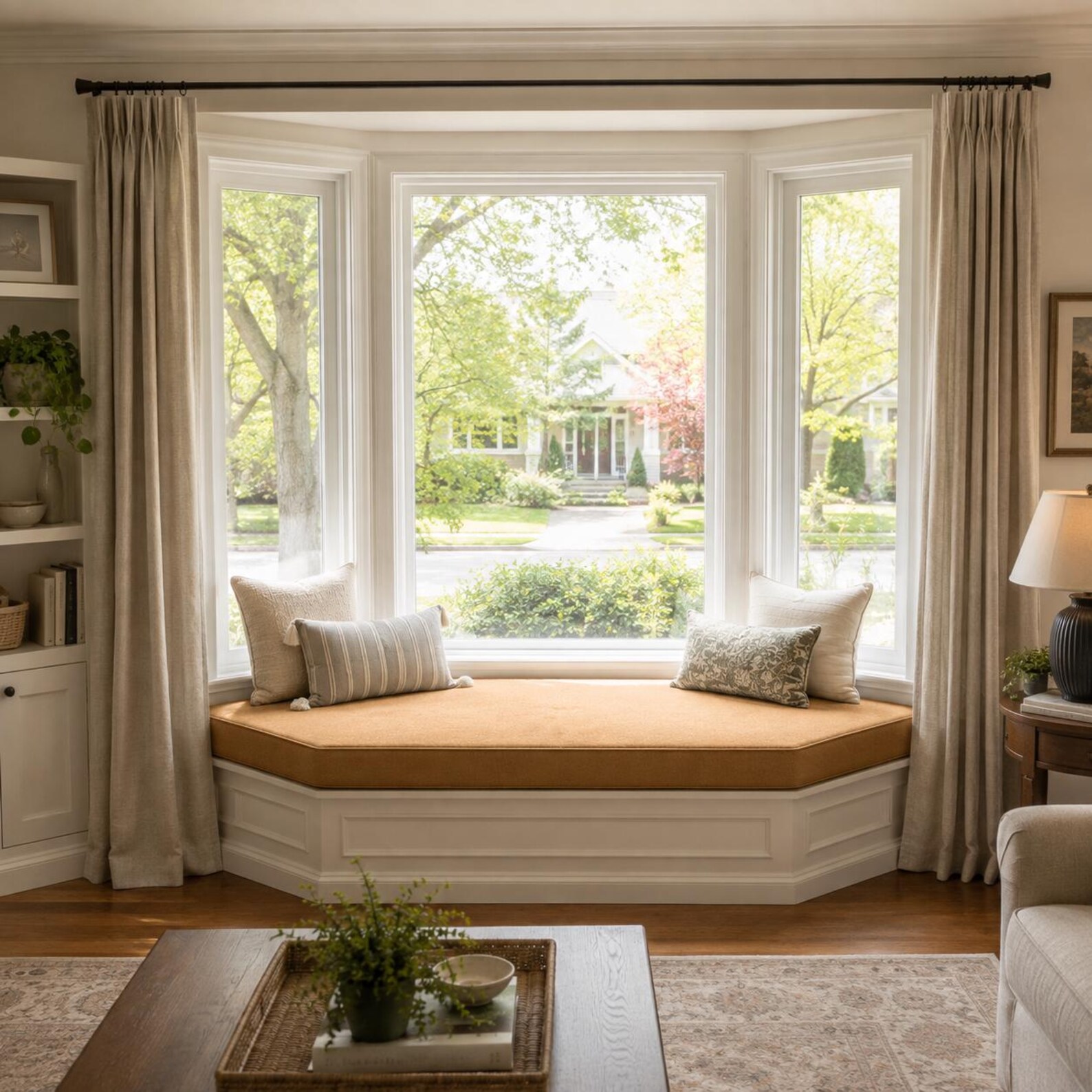 Custom Clipped Trapezoid Cushion | Bay Window Seat Cushion | Cut Corner ...