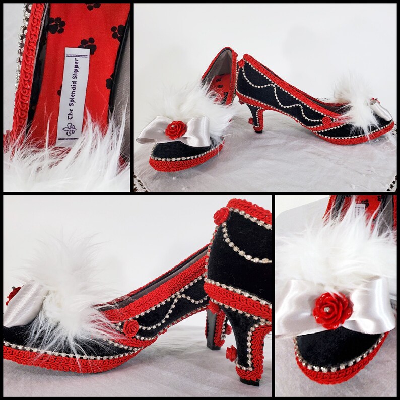 Custom Decorated Rococo Shoes: Marie Antoinette, Cosplay (you Supply ...