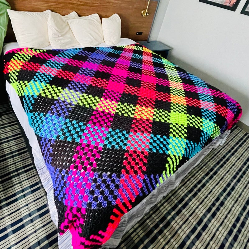Neon Blanket - Etsy