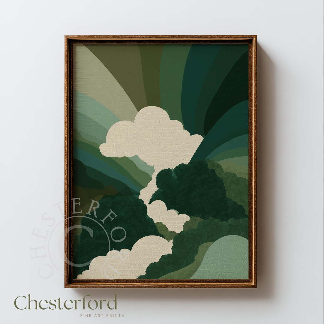 Abstract Cloud Art Print for Living Room (digital Download) 1230 - Etsy