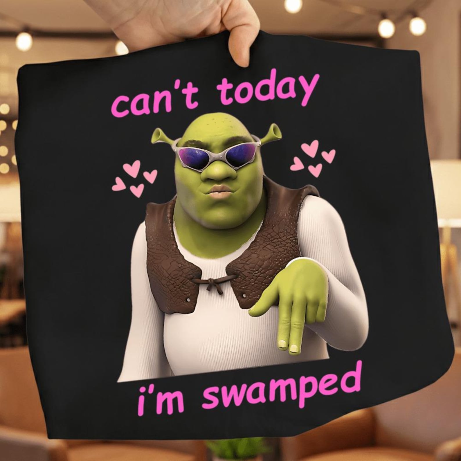 Can't Today I'm Swamped PNG, Shrek Meme PNG, Fiona Shrek - Etsy Portugal