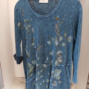 Jess and Jane's Sapphire Kelly Tunic/wave 100% Eco-friendly Mineral ...