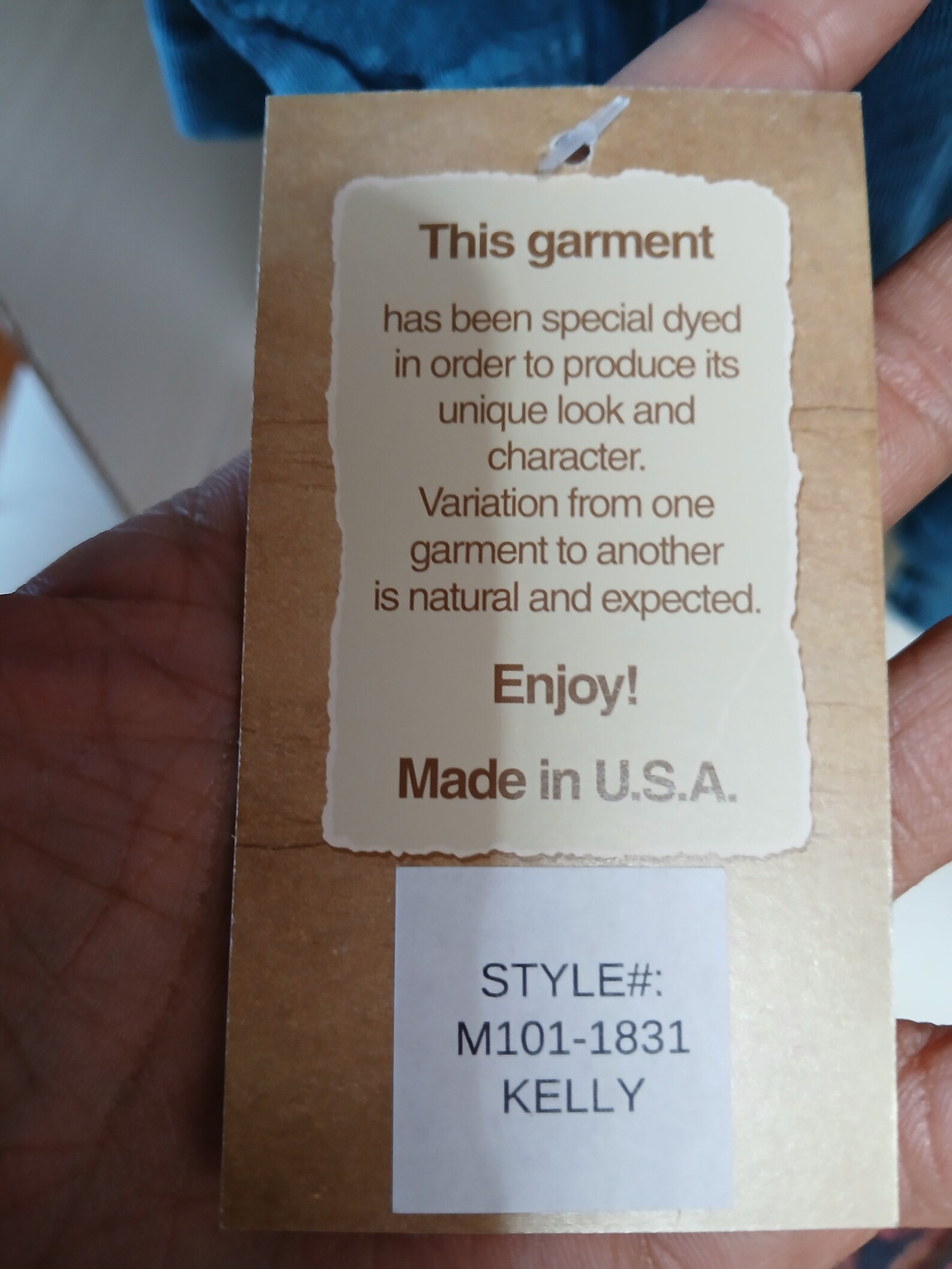 Jess and Jane's Sapphire Kelly Tunic/wave 100% Eco-friendly Mineral ...