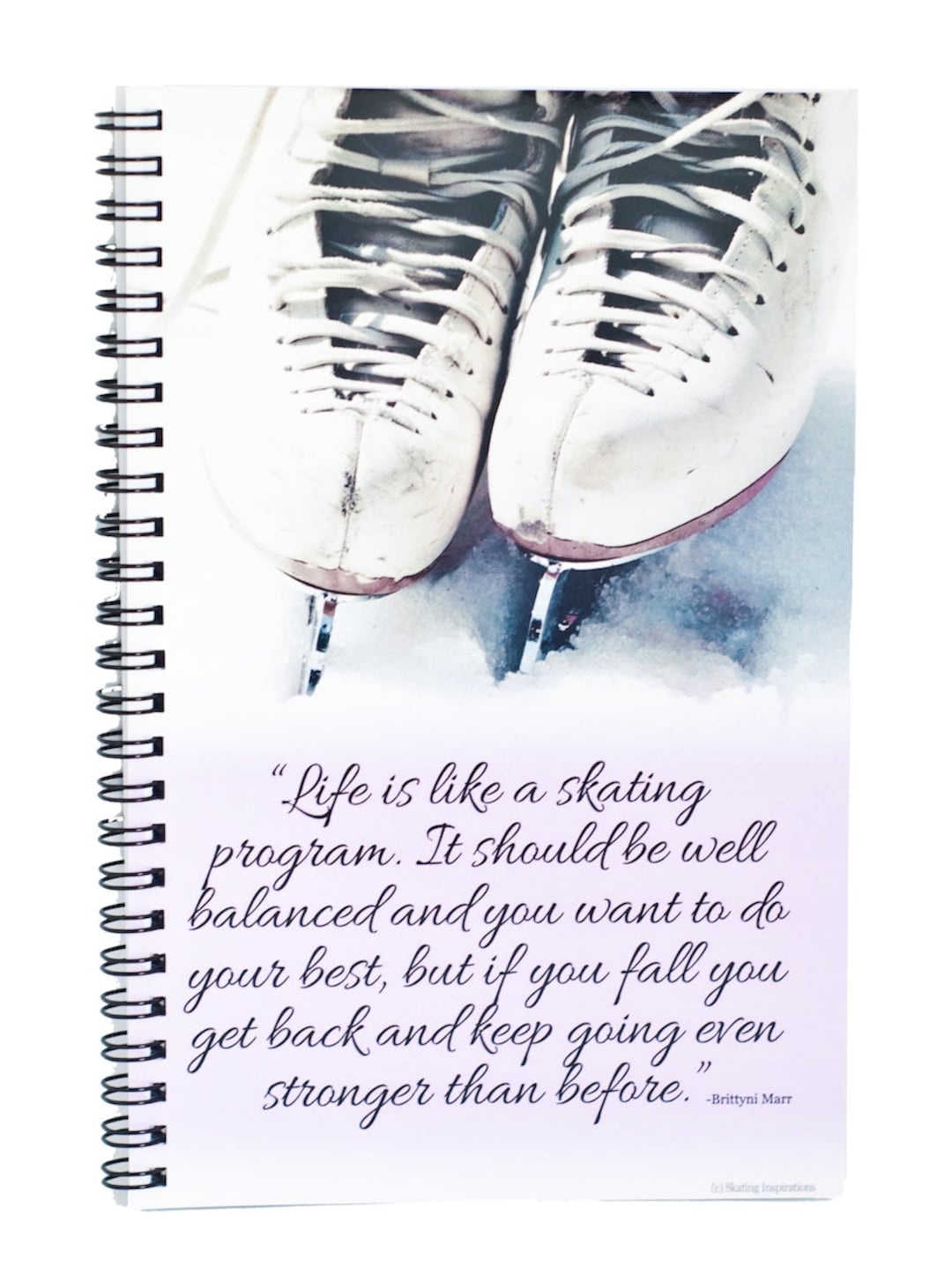 FIGURE SKATING NOTEBOOK Blank Journal for Ice Skaters Great Gift for ...