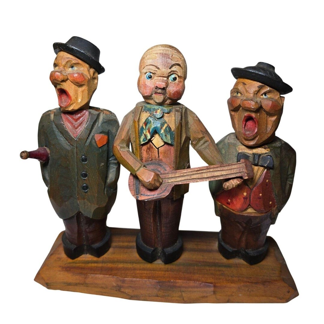 Anri Singing Musicians Bar Set Corkscrew Cork Stopper Bottle Opener ...