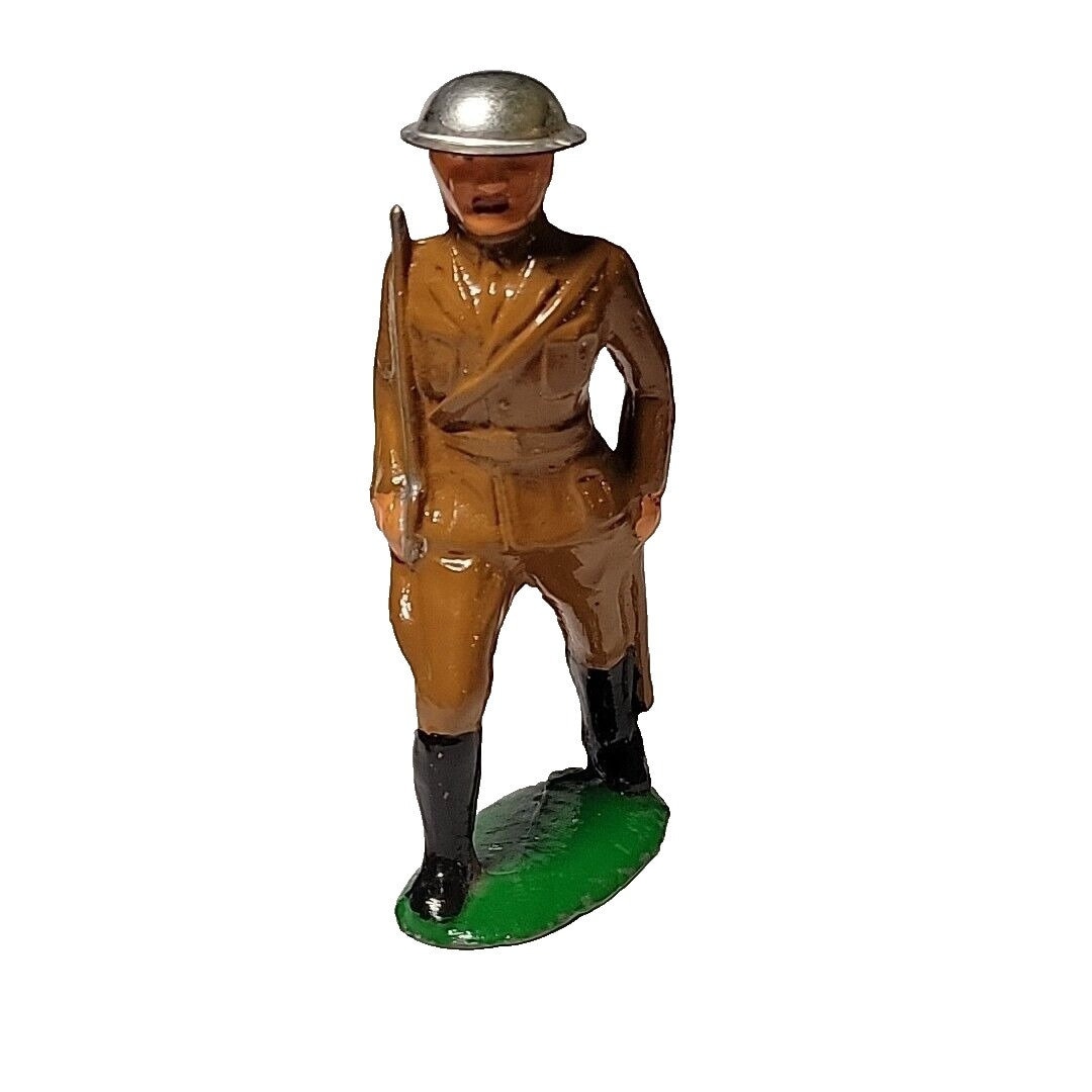 B25 Barclay Toy Soldier Officer With Sword Vintage Dimestore Antique ...
