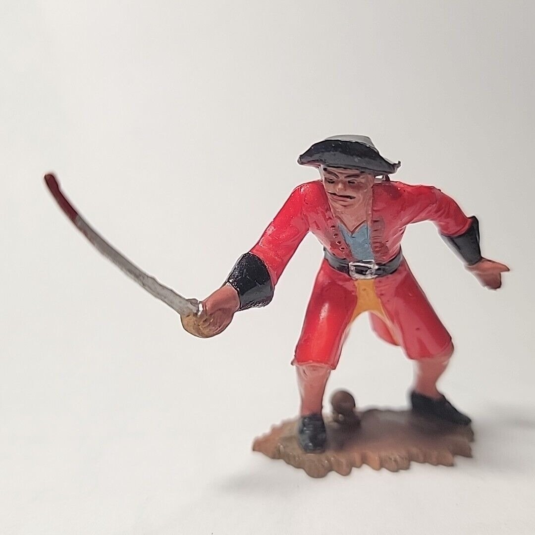 Vintage Marx Warriors of the World Pirate Toy Soldier Captain Flood ...