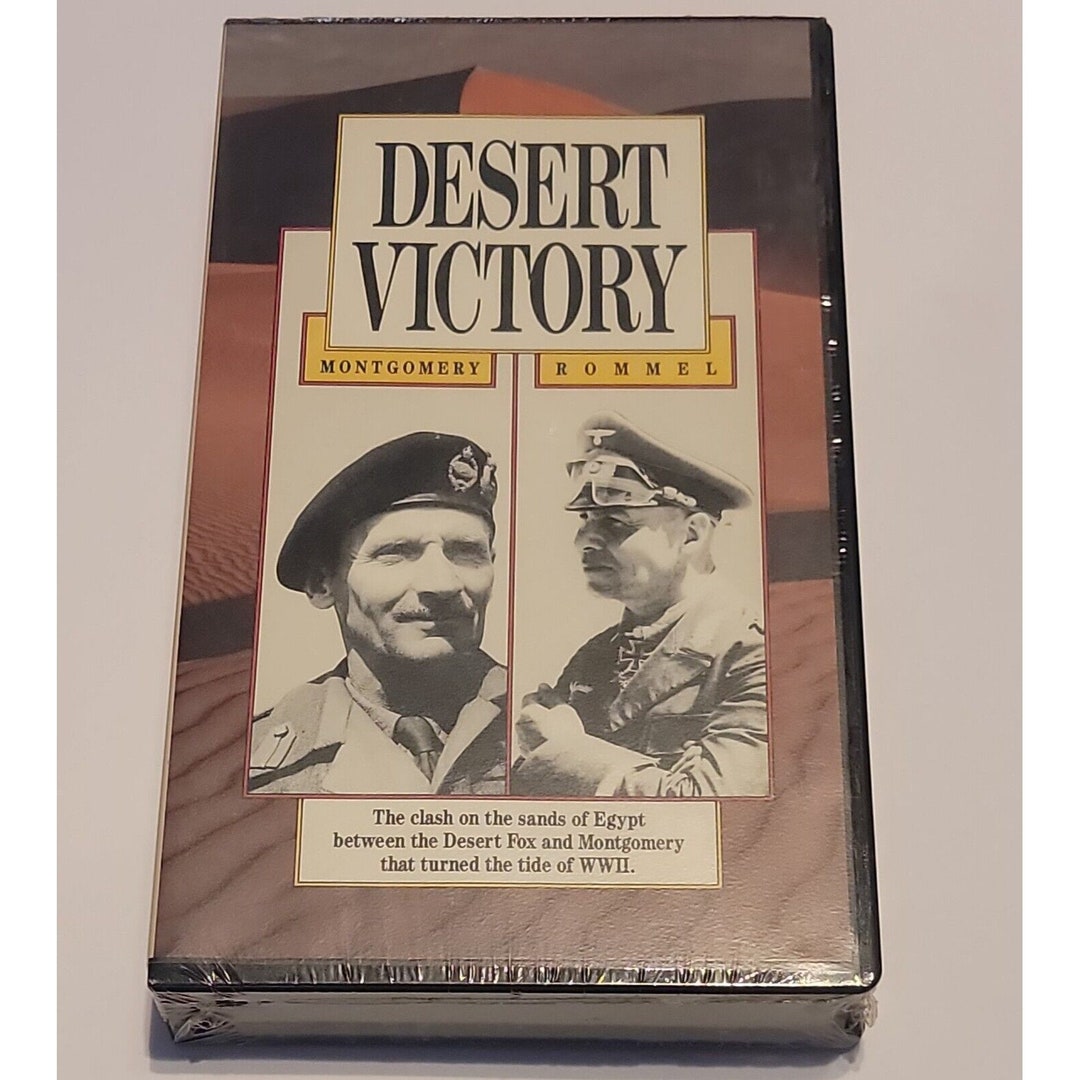 Desert Victory VHS Video Tape Egypt Fox Rommel Montgomery WWII Military ...