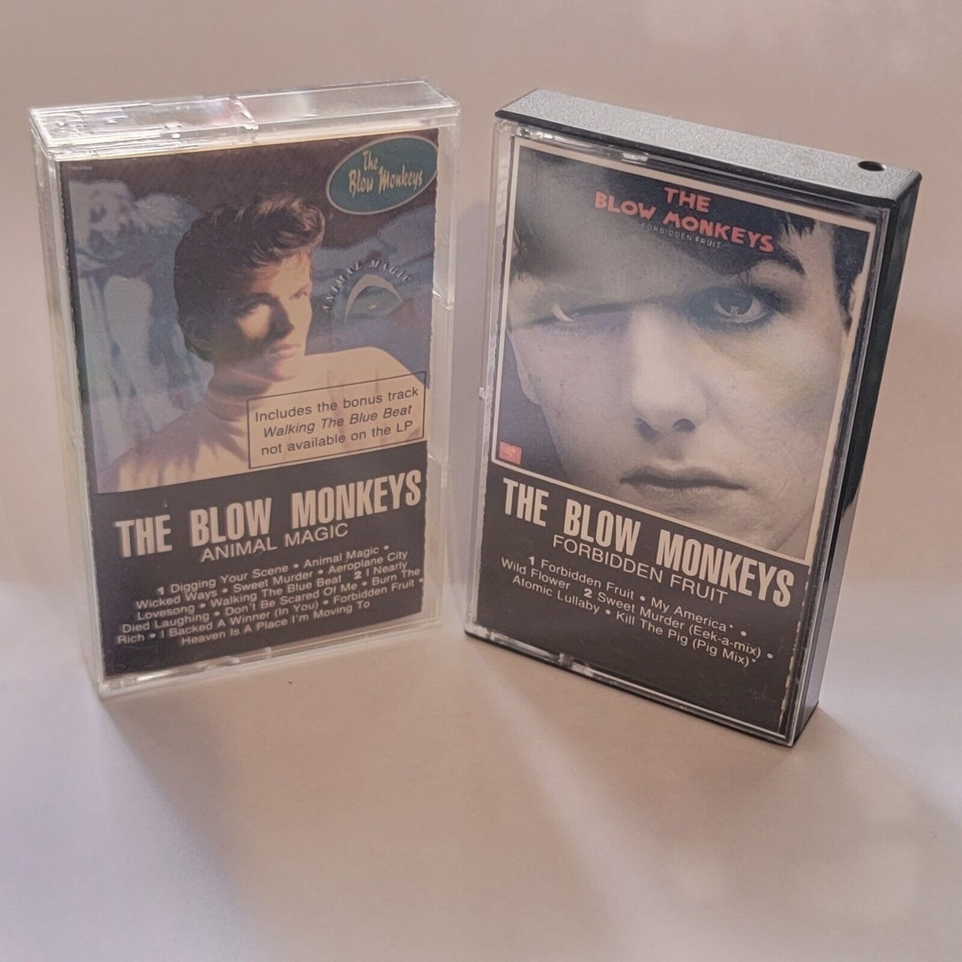 The Blow Monkeys Cassette Tape Lot Animal Magic Forbidden Fruit 1980s ...