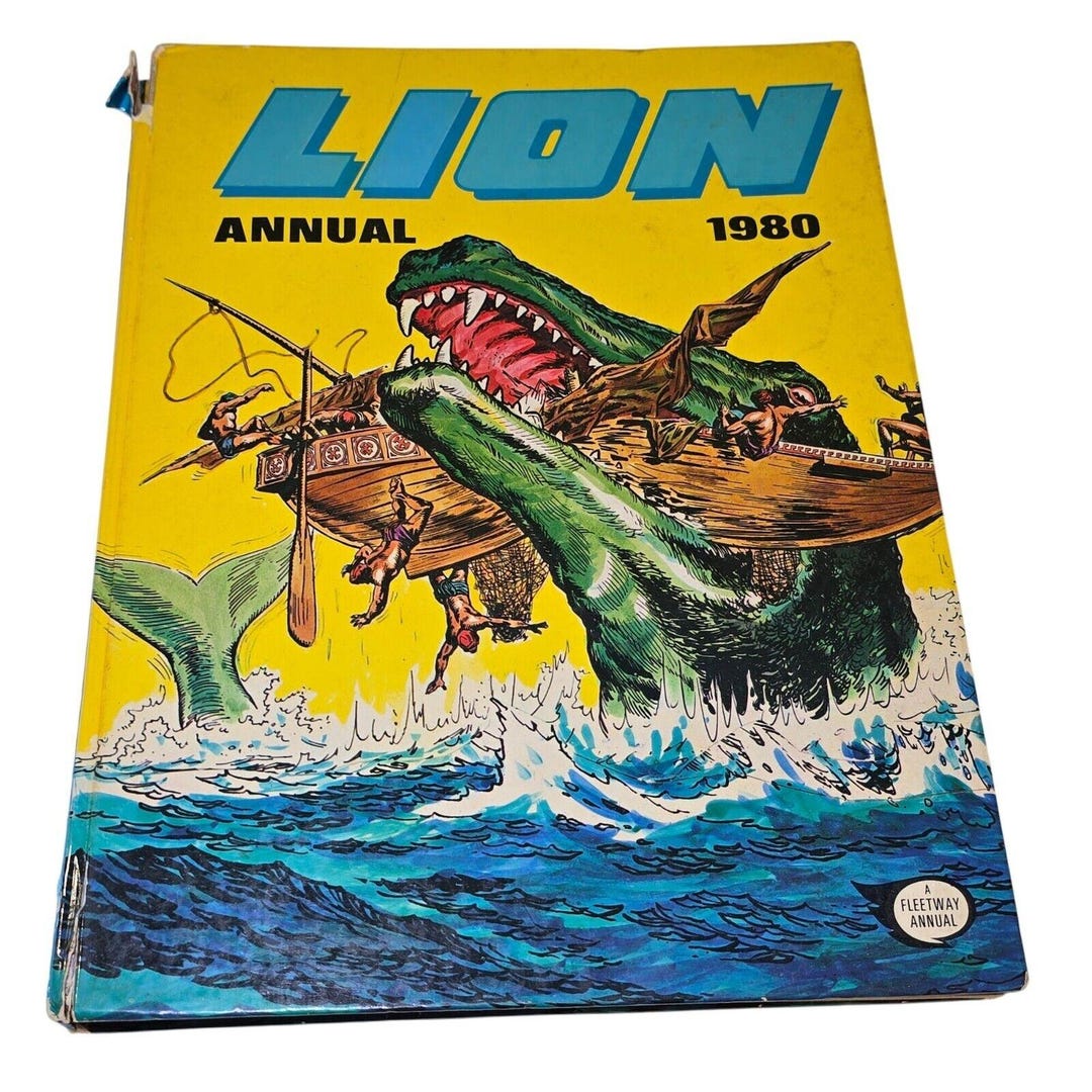 Lion Annual 1980 Comic Strip Book A Fleetway Annual IPC Magazines ...