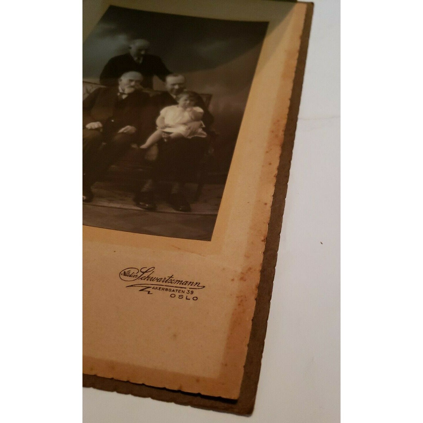 1920s 1930s Family Photo Oslo Norway Great Grandfather Son Grandson ...
