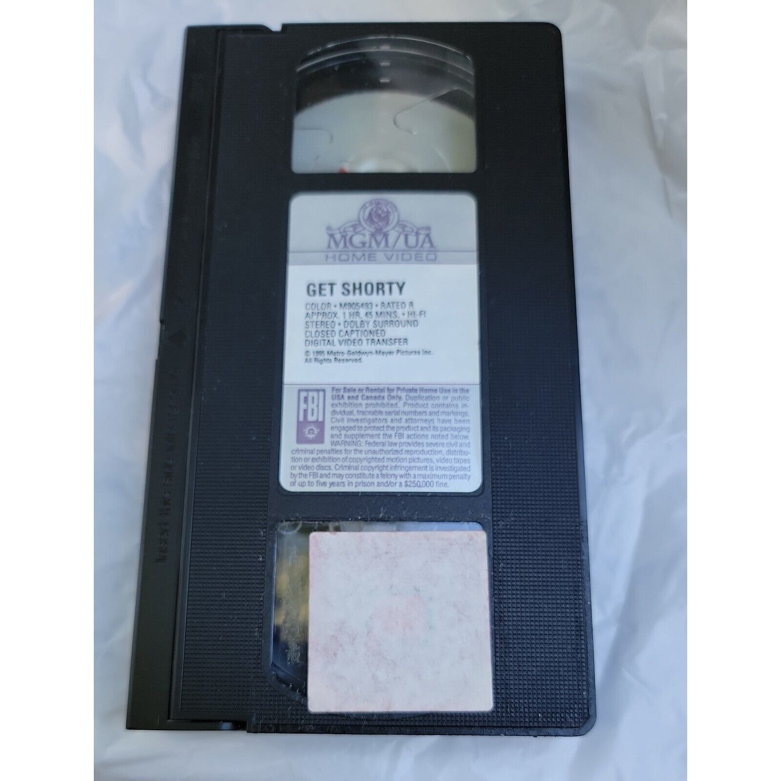 Get Shorty VHS West Coast Entertainment Video Rental Case 1997 - Etsy